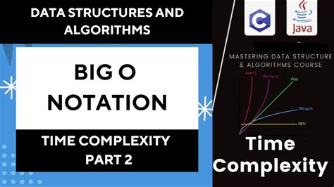 Mastering Big O Notation Time Complexity And Run Time Demystified Part Youtube