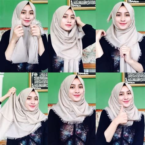 Tutorial Hijab Segi 3 Yang Simple – Ragam Muslim