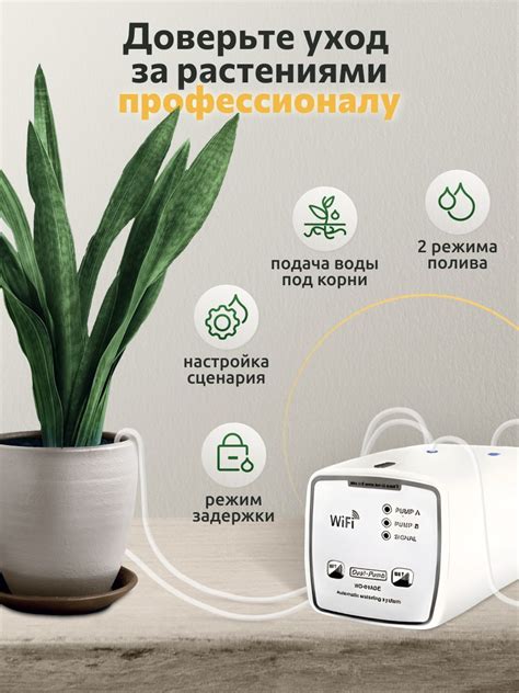 Автополив для комнатных растений и цветов - капельный полив