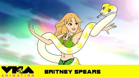 Britney Spears Im A Slave U From The Vmas Get Animated Mtv Youtube
