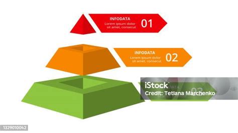 벡터 피라미드 화살표 인포 그래픽 다이어그램 차트 삼각형 그래프 프리젠 테이션 3개 부품이 있는 비즈니스 타임라인 컨셉 인포그래픽에 대한 스톡 벡터 아트 및 기타 이미지