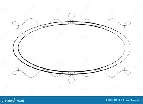 Blank Template For Text Isolated Text Box Vector Ornaments Stock