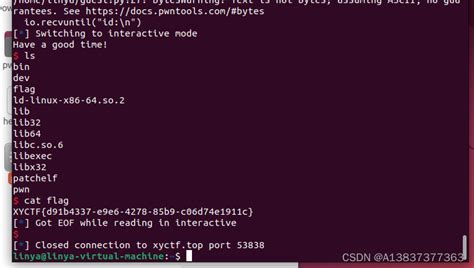 Xyctf Pwnxyctf Pwn Csdn博客