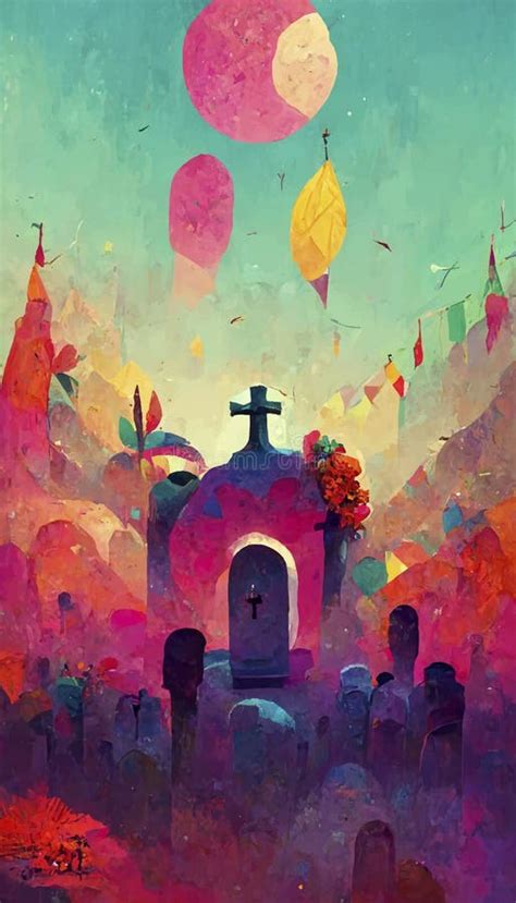 Bella Ilustraci N Del D A De Los Muertos Stock De Ilustraci N