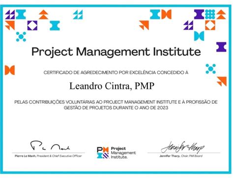 Leandro Pinheiro Cintra Phd Pmp On Linkedin Pmi Minas Gerais