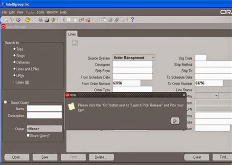 Oracle Applications Sales Order Booking Picking And Shipping Made Easy Using Oracle Forms