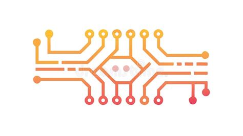 Smart Data Flow Paths Digital Network Connectivity Vector Design