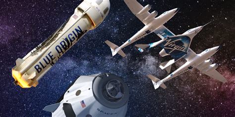Spacex Blue Origin And Virgin Galactic Passenger Space Travel