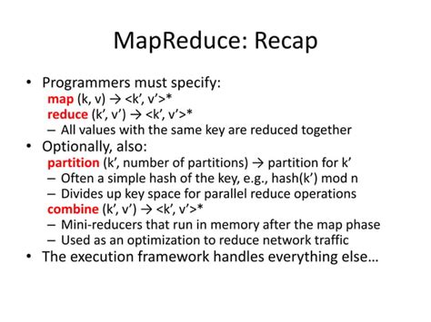 Design Mapping Lecture6 Mapreducealgorithmdesignppt