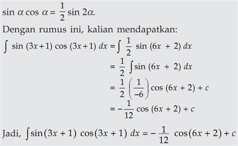 Rumus Lengkap Integral Tak Tentu Pola Dan Pembahasannya Tips And Trik 1