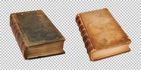 투명한 배경에 고립 된 오래된 고대 책 Png 프리미엄 Psd 파일