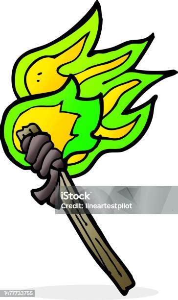 말풍선이 있는 굽기 Torch 귀여운에 대한 스톡 벡터 아트 및 기타 이미지 귀여운 기이함 낙서 드로잉 Istock