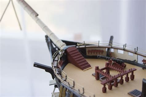 Sailing Ship Models Uss Constitution The Bowsprit