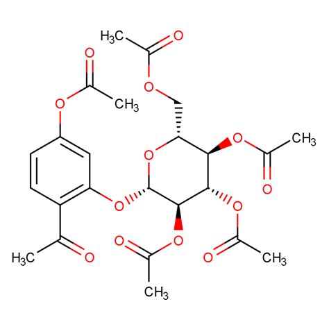 2 Hydroxy 4 Acetoxy 1 Acetylbenzol 2 Tetraacetyl Beta D Glucosid 186507