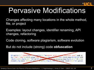 Similarity Of Source Code In The Presence Of Pervasive Modifications SCAM 16 PPT