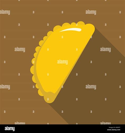 Cheburek Icon Flat Style Stock Vector Image Art Alamy