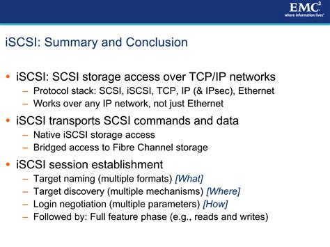 ISCSI Protocol And Functionality PDF Internet Computing
