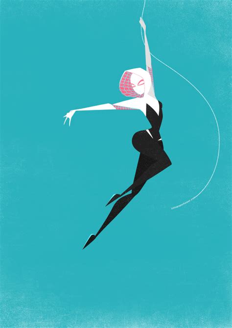 Spider Gwen By Littlepaperforest On Deviantart