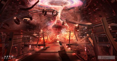 The Adam Project Lab Explosion Artwork