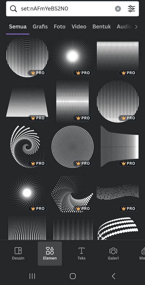 Element Canva Halftone