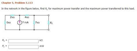 solved chapter 5 problem 5 113 in the network in the figure