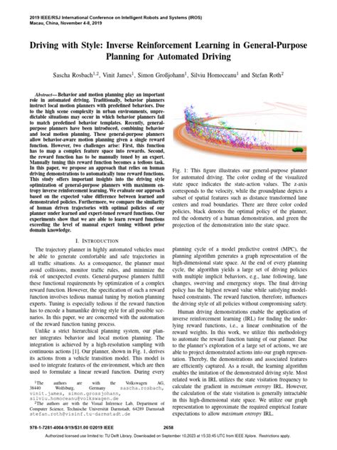 driving with style inverse reinforcement learning in general purpose
