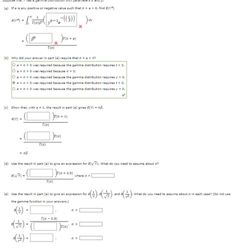 Suppose That Y Has A Gamma Distribution With Chegg