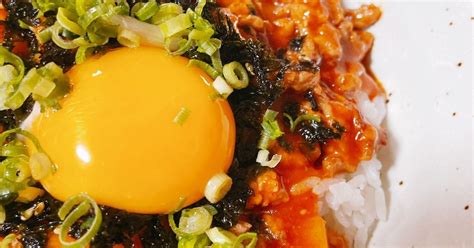 じゃがいもと豚ミンチのピリ辛丼 By おこめ 【クックパッド】 簡単おいしいみんなのレシピが367万品