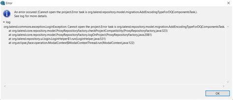Error Talend For Esb Different Version Project Qlik Community 2410865