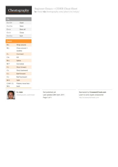 6 Cider Cheat Sheets Cheat Sheets For Every Occasion