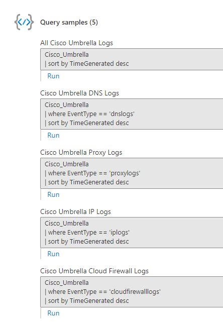 Parser Missing In Cisco Umbrella Solution · Issue 2335 · Azureazure