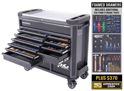 Sp Tools Tech Series Roller Cabinet Tool Kit 347pc Metricsae Diamond