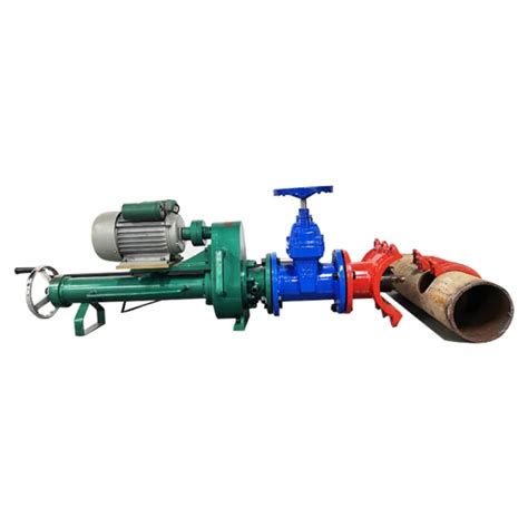 Electric Hot Tap Stopple Bypass Water Drill Tapping Machine For Pipes
