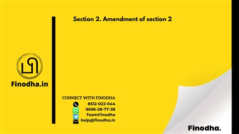Gst Section 2 Amendment Of Section 2