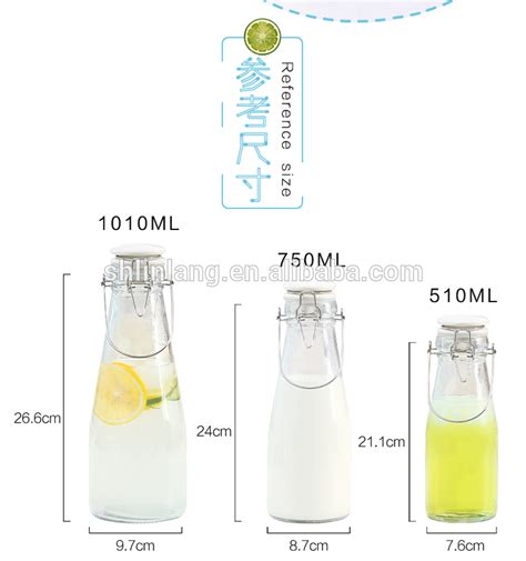 China Swing Top Glass Bottle 500 Ml 750ml 1000ml Manufacturer And