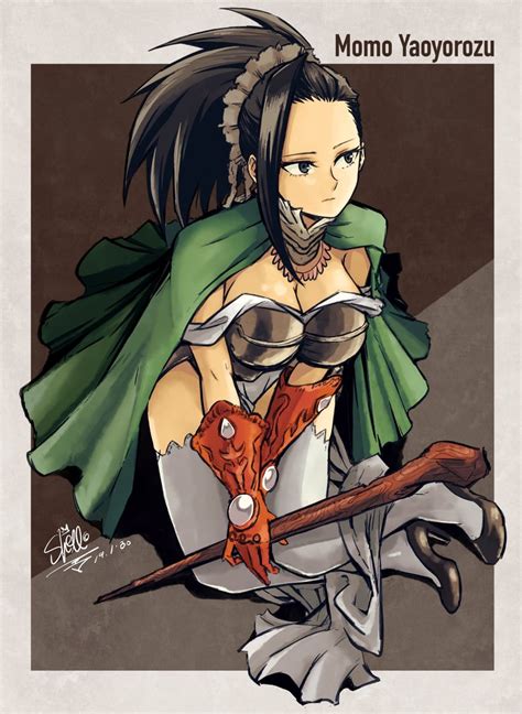 Yaoyorozu Momo Boku No Hero Academia Drawn By Sherumarukorcht06