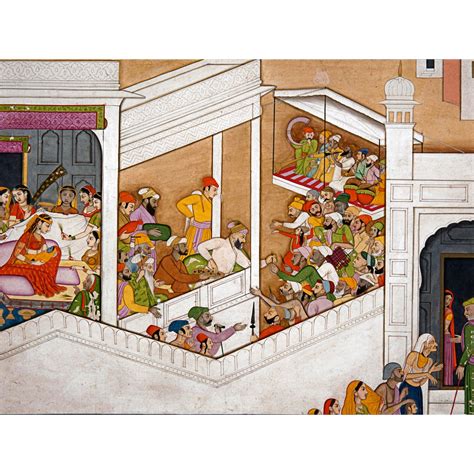 Celebrations Of Krishnas Birth Extra Large Art Print Wall Mural Poster