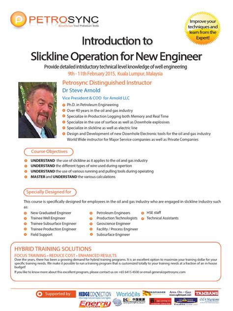 Pst0061 Introduction To Slickline Operation For New Engineer Feb 2015