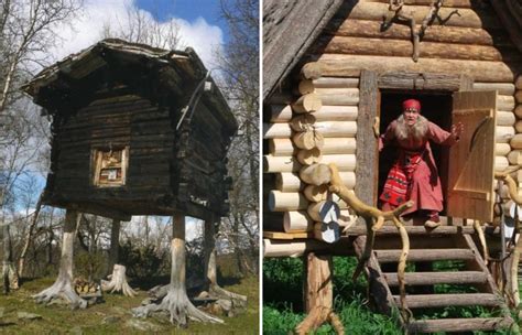 Зачем раньше строили «избушки на курьих ножках