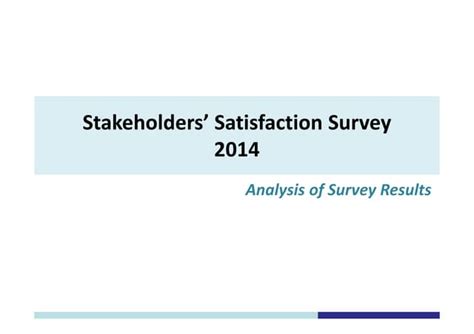 Customer Satisfaction Survey Analysis Of Results Ppt