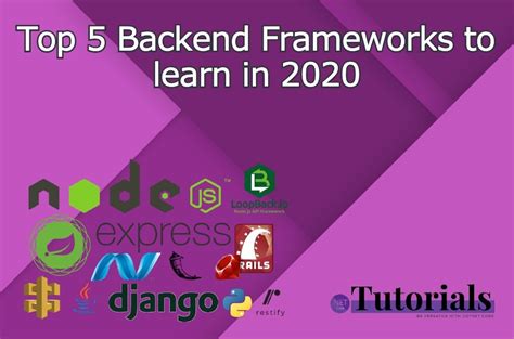 Top 5 Backend Frameworks To Learn In 2020 Backend Top Programming