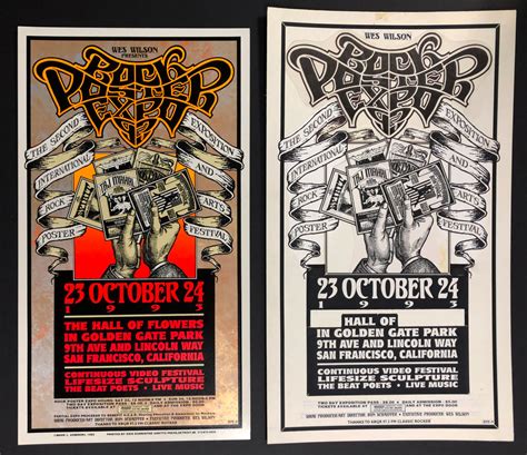 Rock Poster Expo 1993 Event Poster By Mark Arminski The Rock Poster