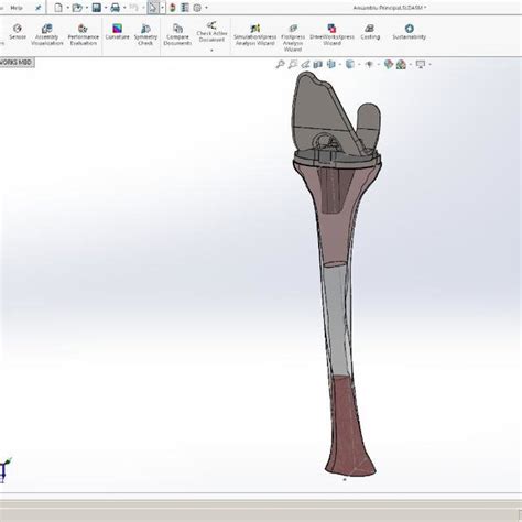 Tibial Bone Knee Implant Assembly Download Scientific Diagram