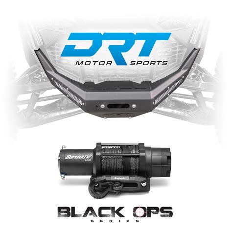 Drt Motorsports Front Winch Bumper And Black Ops Winches 6000 Lb Utv