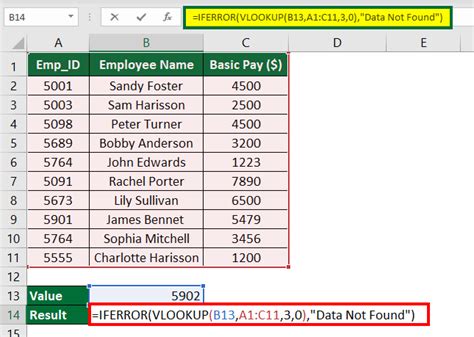 IFERROR With VLOOKUP Formula Examples How To Use