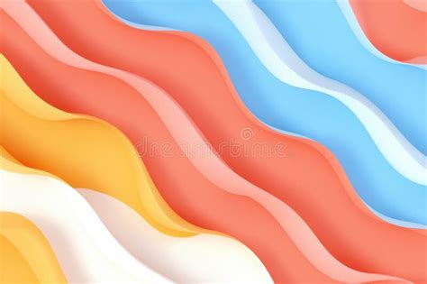 Colorful Wavy Patterns Create A Vibrant Abstract Design For Various