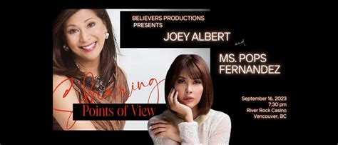 “sharing Points Of View” Concert Featuring Joey Albert And Pops Fernandez