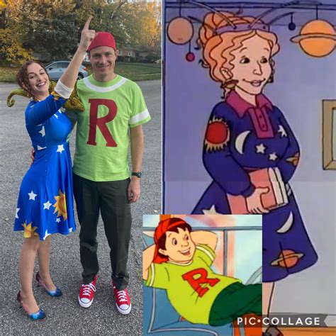 My Husband And I Dressed As Mrs Frizzle And Ralphie From The Magic