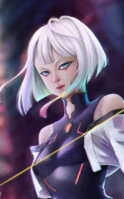 X Lucy From Cyberpunk Edgerunners Fan Art X Resolution Wallpaper Hd Tv Series