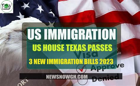 Us House Texas Passes 3 New Immigration Bills 2023